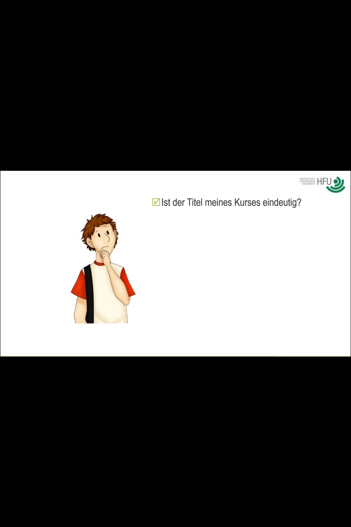 Machen Sie Ihren FELIX-Kurs startklar - Lehren & Lernen an der HFU ...